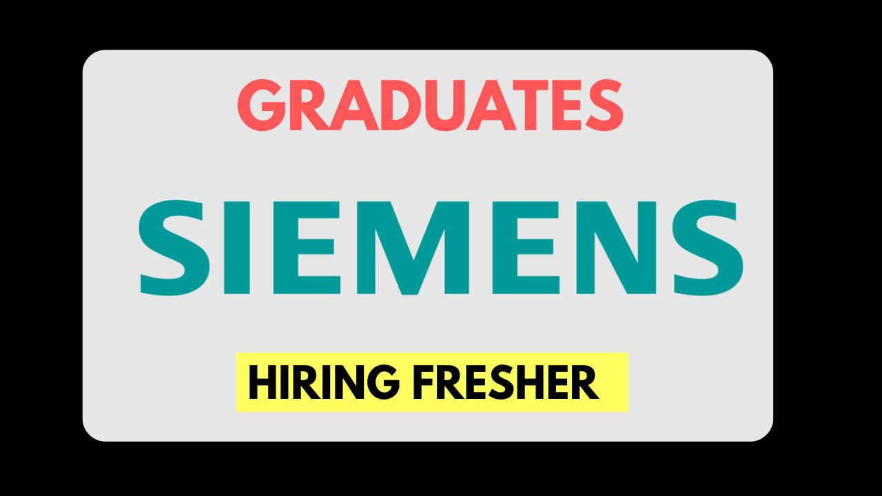 Siemens Off Campus Drive 2025 - Graduate Trainee Engineer Op | ClassicJobs